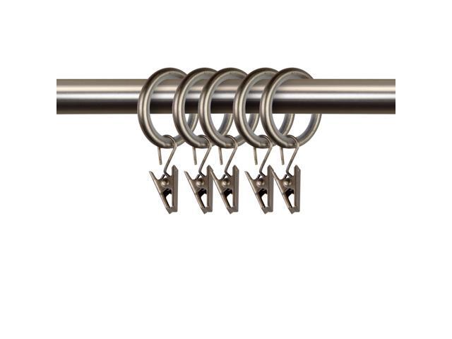 Click here for 7/8 inch Noise-Canceling Curtain Rings w/clips (Se... prices