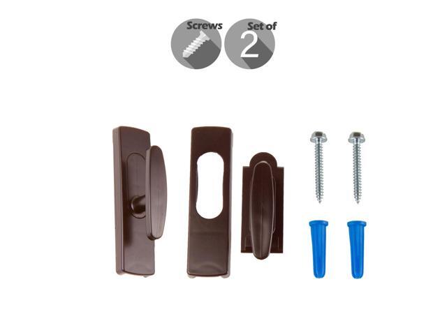 Click here for Wall Hooks with Screws (Set of 2) - Cocoa prices