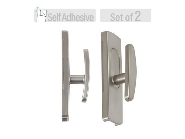 Click here for Wall Hooks Self Adhesive (Set of 2) - Satin Nickel prices
