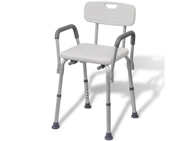 Click here for vidaXL Shower Chair Aluminum White prices