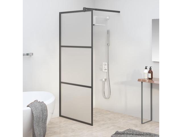 Click here for vidaXL Walk-in Shower Wall 31.5x76.8 Frosted ESG G... prices