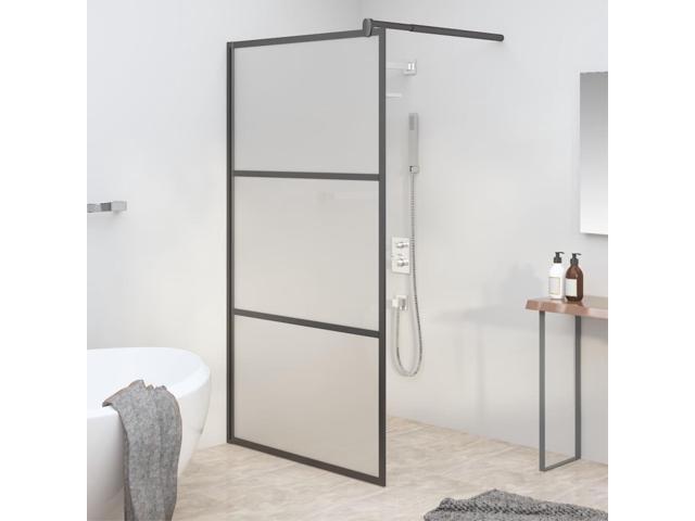 Click here for vidaXL Walk-in Shower Wall 45.3x76.8 Frosted ESG G... prices