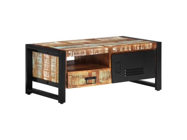 Click here for vidaXL Coffee Table 39.4x19.7x16.1 Solid Wood Recl... prices