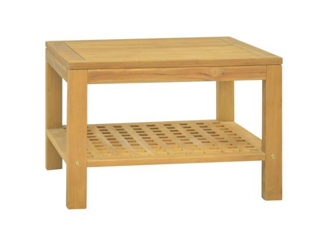 Click here for vidaXL Coffee Table 23.6x23.6x15.7 Solid Wood Teak prices