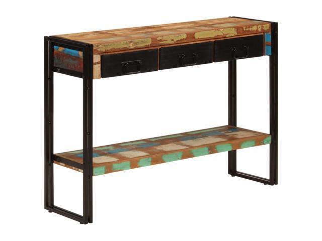 Click here for vidaXL Console Table 43.3x11.8x29.9 Solid Wood Rec... prices