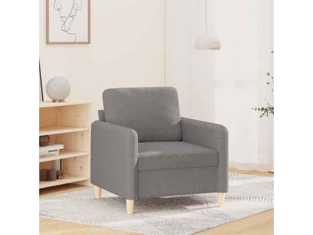 Click here for vidaXL Sofa Chair Light Gray 23.6 Fabric prices