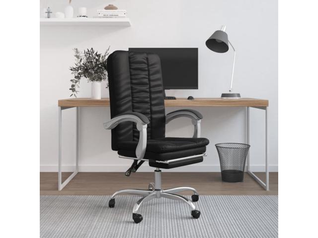 Click here for vidaXL Reclining Office Chair Black Faux Leather prices
