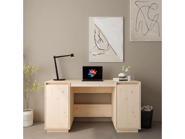 Click here for vidaXL Desk 55.1x19.7x29.5 Solid Wood Pine prices