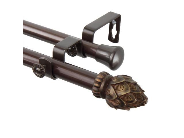 Click here for Tilia Double Curtain Rod 3/4 inch dia. 48-84 - Coc... prices