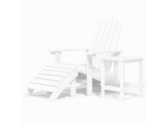 Click here for vidaXL Patio Adirondack Chair with Footstool & Tab... prices