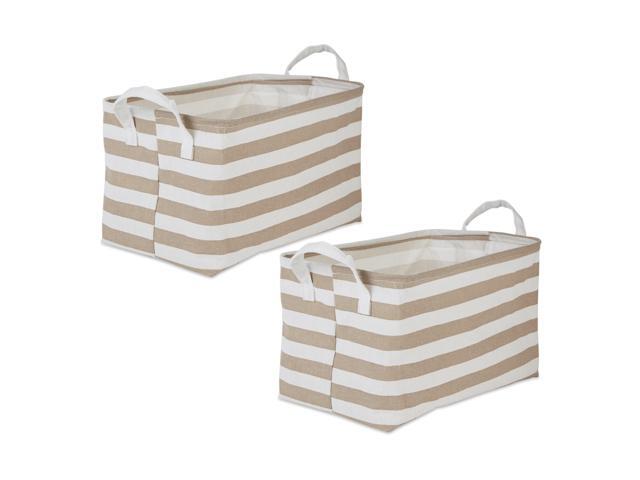 Click here for DII PE-Coated Cotton Polyester Laundry Bin Stripe... prices