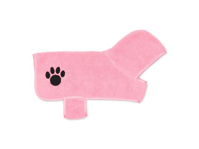 Click here for DII Pink Embroidered Paw Small Pet Robe prices