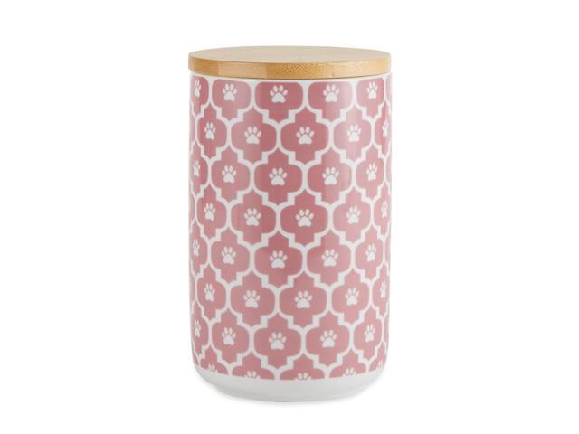 Click here for DII Rose Paw Lattice Print Ceramic Treat Canister prices