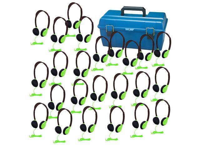 Click here for Headphone In Green - Multi Pack Deluxe  Foam 24 -... prices