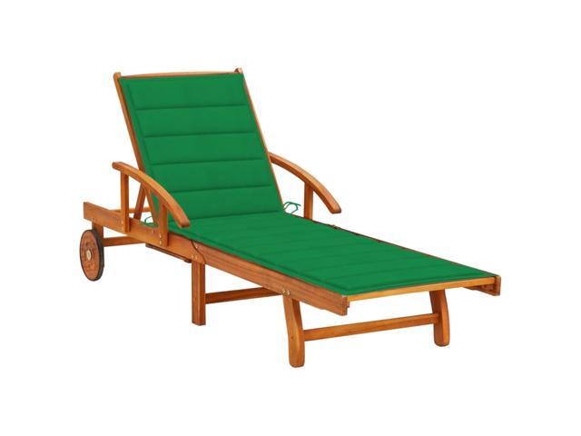 Click here for vida Xl Sunlounger Solid Acacia wood Height-Adjust... prices