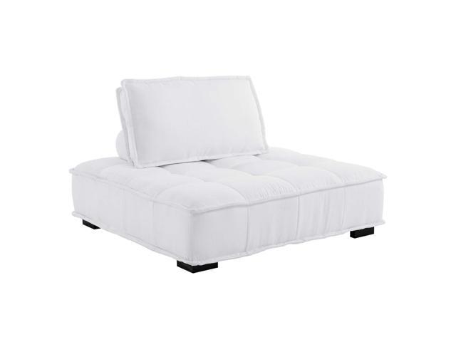 Click here for Saunter Tufted Fabric Armless Chair prices