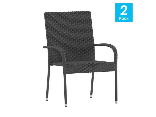 Click here for Maxim Set of 2 Stackable Indoor/Outdoor Wicker Din... prices