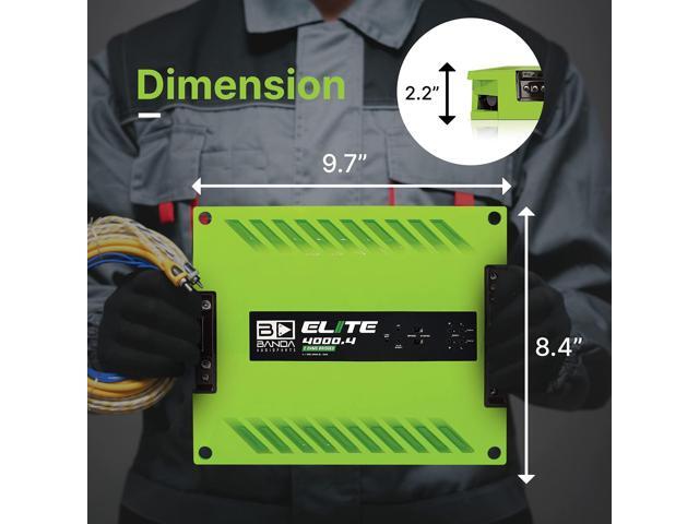 Click here for GREEN ELITE 4000.4 Four Channel 1000 Watts Max @ 2... prices