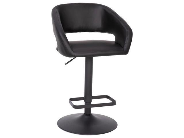 Click here for Erik Contemporary Black Vinyl Adjustable Height Ba... prices