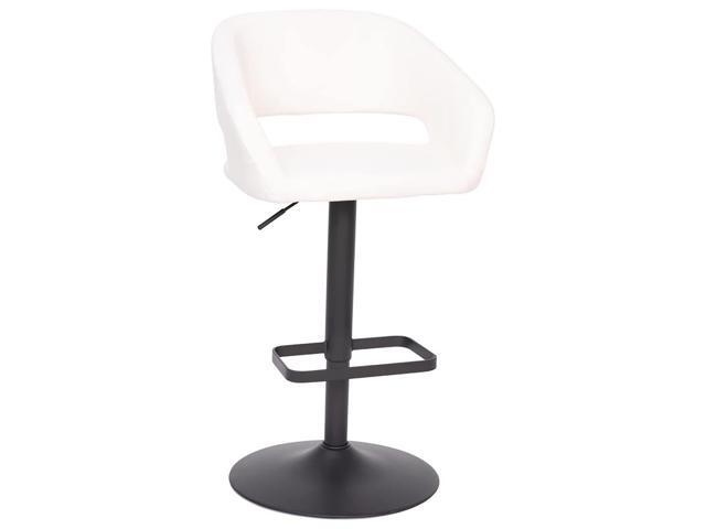 Click here for Erik Contemporary White Vinyl Adjustable Height Ba... prices