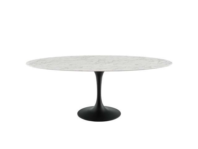 Click here for Lippa 78 Oval Artificial Marble Dining Table prices