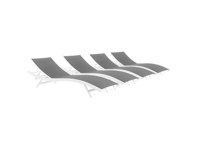 Click here for Glimpse Outdoor Patio Mesh Chaise Lounge Set of 4... prices