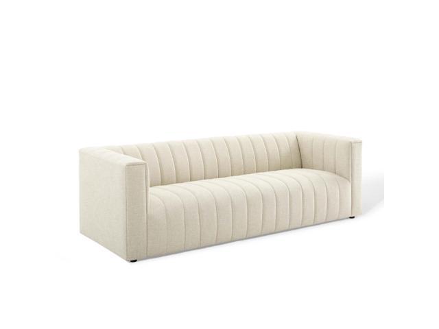 Click here for Reflection Channel Tufted Upholstered Fabric Sofa... prices