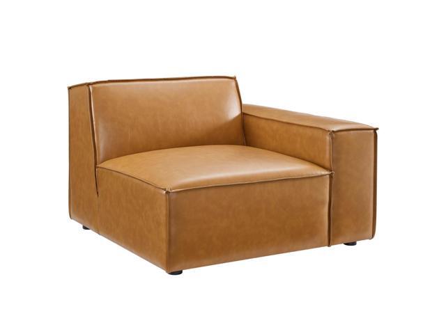 Click here for Restore Right-Arm Vegan Leather Sectional Sofa Cha... prices
