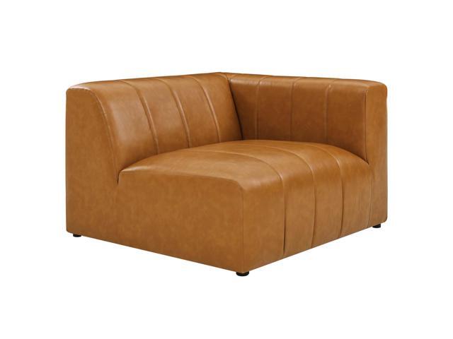 Click here for Bartlett Vegan Leather Right-Arm Chair Tan prices