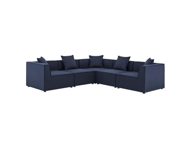Click here for Saybrook Outdoor Patio Upholstered 5-Piece Section... prices