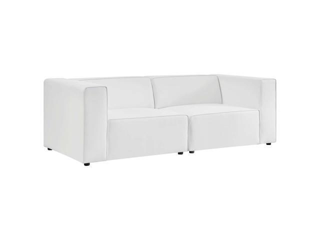 Click here for Mingle Vegan Leather 2-Piece Sectional Sofa Lovese... prices