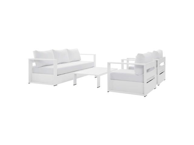 Click here for Tahoe Outdoor Patio Powder-Coated Aluminum 4-Piece... prices