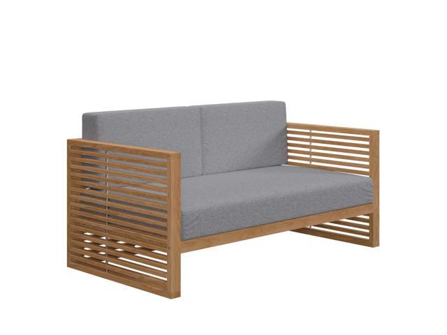 Click here for Carlsbad Teak Wood Outdoor Patio Loveseat prices