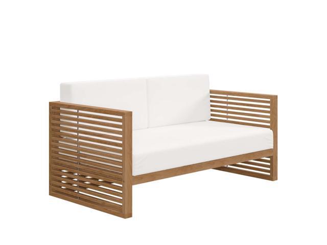 Click here for Carlsbad Teak Wood Outdoor Patio Loveseat prices