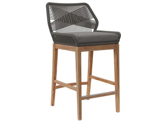 Click here for Wellspring Outdoor Patio Teak Wood Bar Stool prices