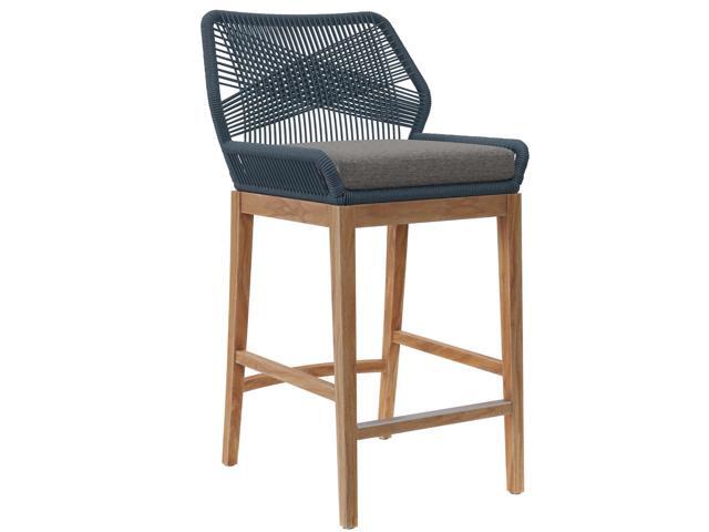 Click here for Wellspring Outdoor Patio Teak Wood Bar Stool prices