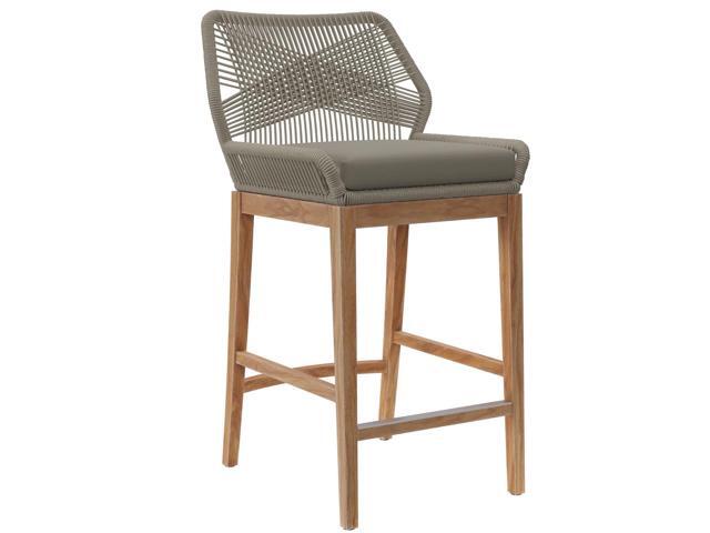 Click here for Wellspring Outdoor Patio Teak Wood Bar Stool prices