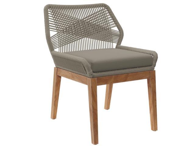 Click here for Wellspring Outdoor Patio Teak Wood Dining Chair prices