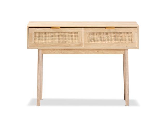 Click here for Baxton Studio Baird Mid-Century Modern Light Oak B... prices