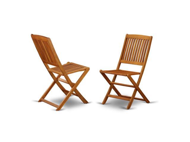 Click here for Set of 2 Chairs BCMCWNA Solid Acacia Wooden Patio... prices