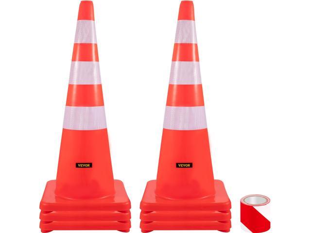 Click here for VEVOR Safety Cones Traffic Cones 6 X 36 Orange Ref... prices