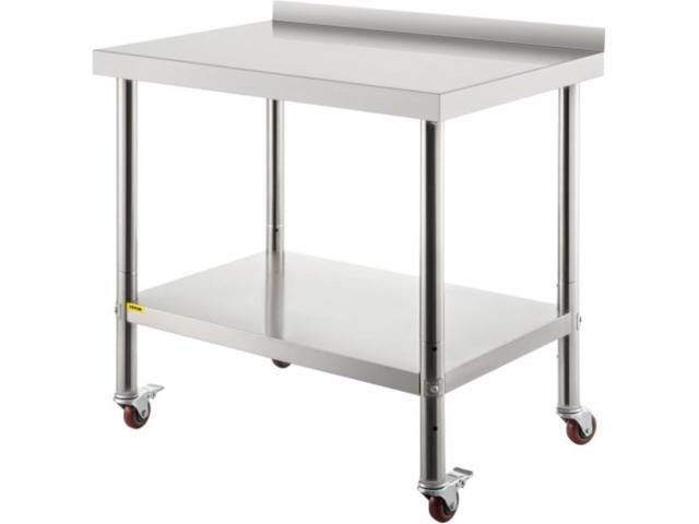Click here for VEVOR Stainless Steel Prep Table  30 x 24 x 35 Inc... prices