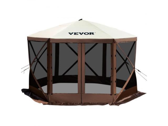Click here for VEVOR Camping Gazebo Tent  10x10  6 Sided Pop-up C... prices