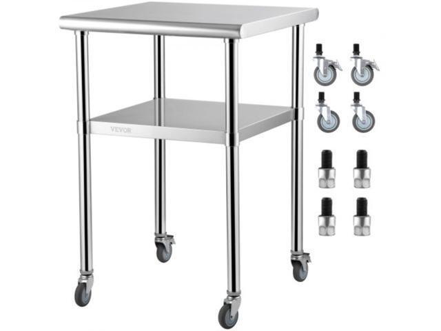 Click here for VEVOR Stainless Steel Prep Table  24 x 24 x 36 Inc... prices
