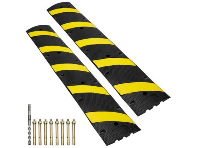Click here for VEVOR 2 PCs 72 Rubber Speed Bump 2 Channel 22000lb... prices