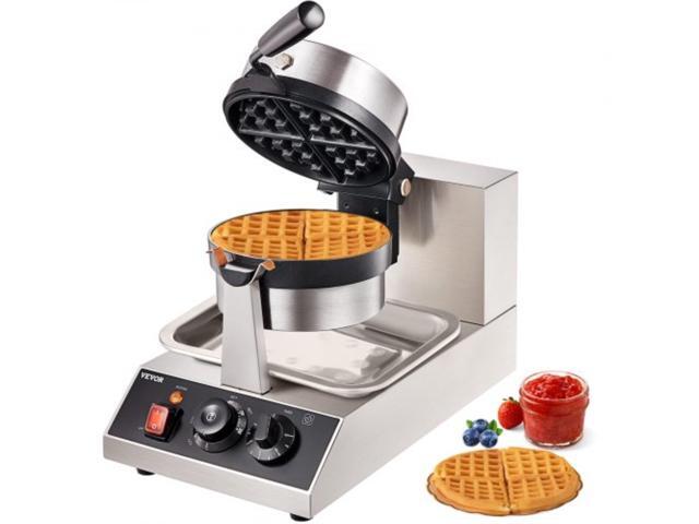 Click here for VEVOR Commerical Round Waffle Maker 1300W Rotatabl... prices