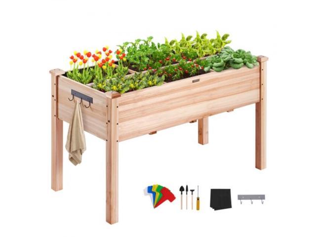 Click here for VEVOR Wooden Raised Garden Bed Planter Box 47.2x22... prices