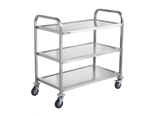 Click here for VEVOR Kitchen Utility Cart  3 Tiers  Wire Rolling... prices