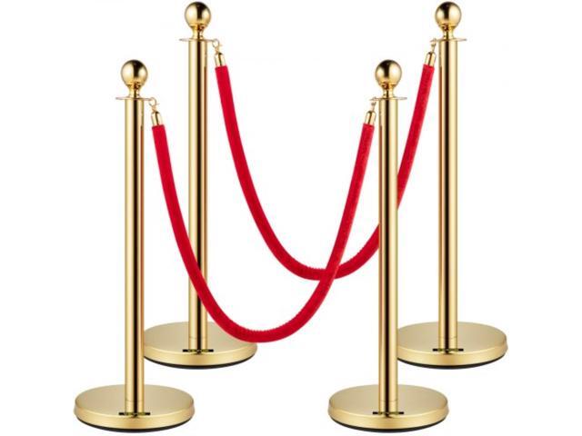 Click here for VEVOR Velvet Ropes and Posts  5 ft/1.5 m Red Rope... prices