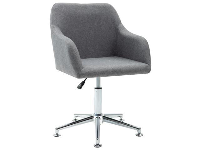 Click here for vidaXL Swivel Dining Chair Light Gray Fabric prices